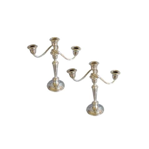 antique candlesticks silver
