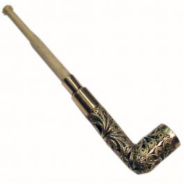 ESTATE FILIGREE GOLD, SILVER AND IVORY TABACCO PIPE | Antique & Estate ...